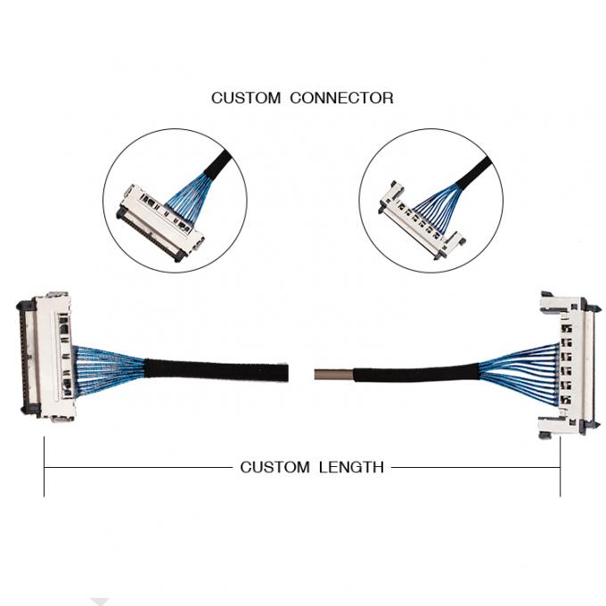 41 Pin EDP LVDS Cable Assembly JAE FI-X 41P To FX15S-41P-0.5SD