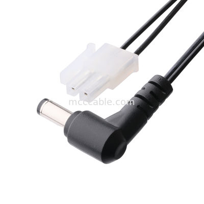 DC Plug 2.1*5.5mm Solder Type PVC Appearance molding 90 angle to MOLEX ...
