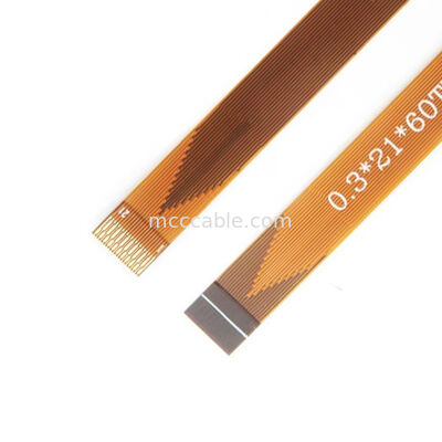 21 pin FFC FPC Cable , FPC Flexible Flat Cable 0.3mm Pitch lvds display ...