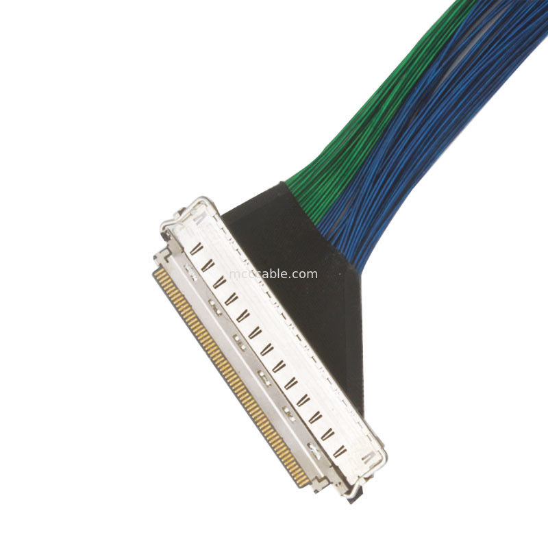 60 PIN Micro Coaxial Cable , EMI Shielding Cable I CA II PLUS 20788 060T 01 lvds edp Cable