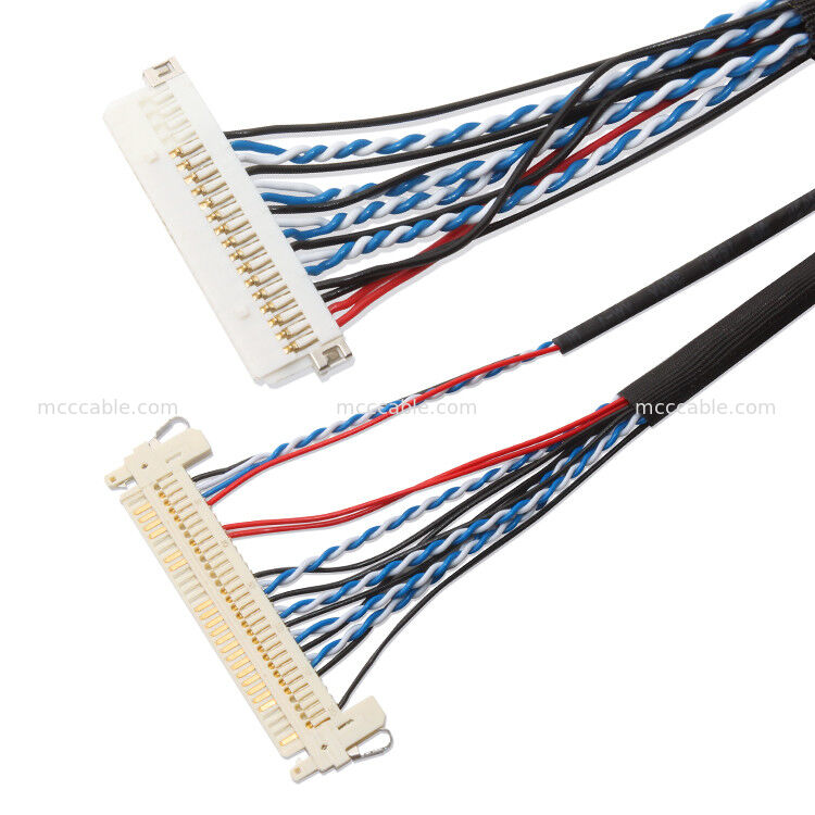 30 Pin Lvds Cable , 30 Pin Lcd Panel Fi X30HL B TO DF19 20S Lvds cable