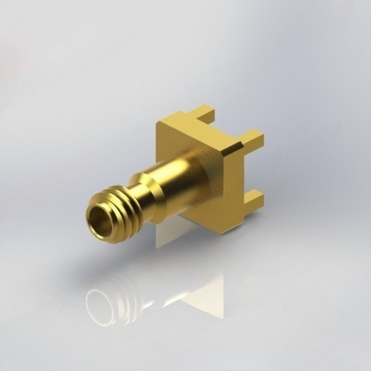 OEM Brass 1mm RF Coaxial Connector With .009" Pin 110 GHz For Mixed ...