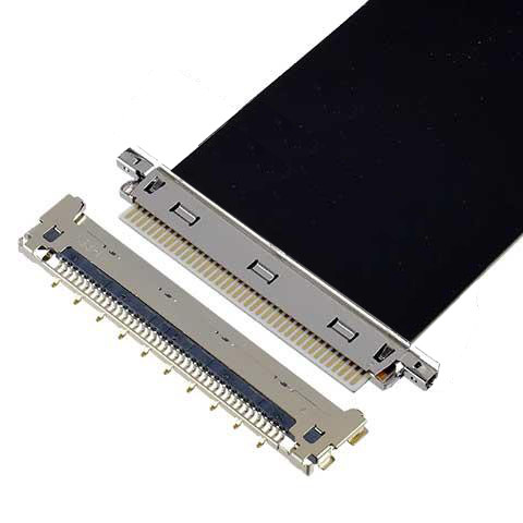 20856-030T-01 0.4mm Pitch 30P Micro Coaxial Cable Assembly cable Mating ...