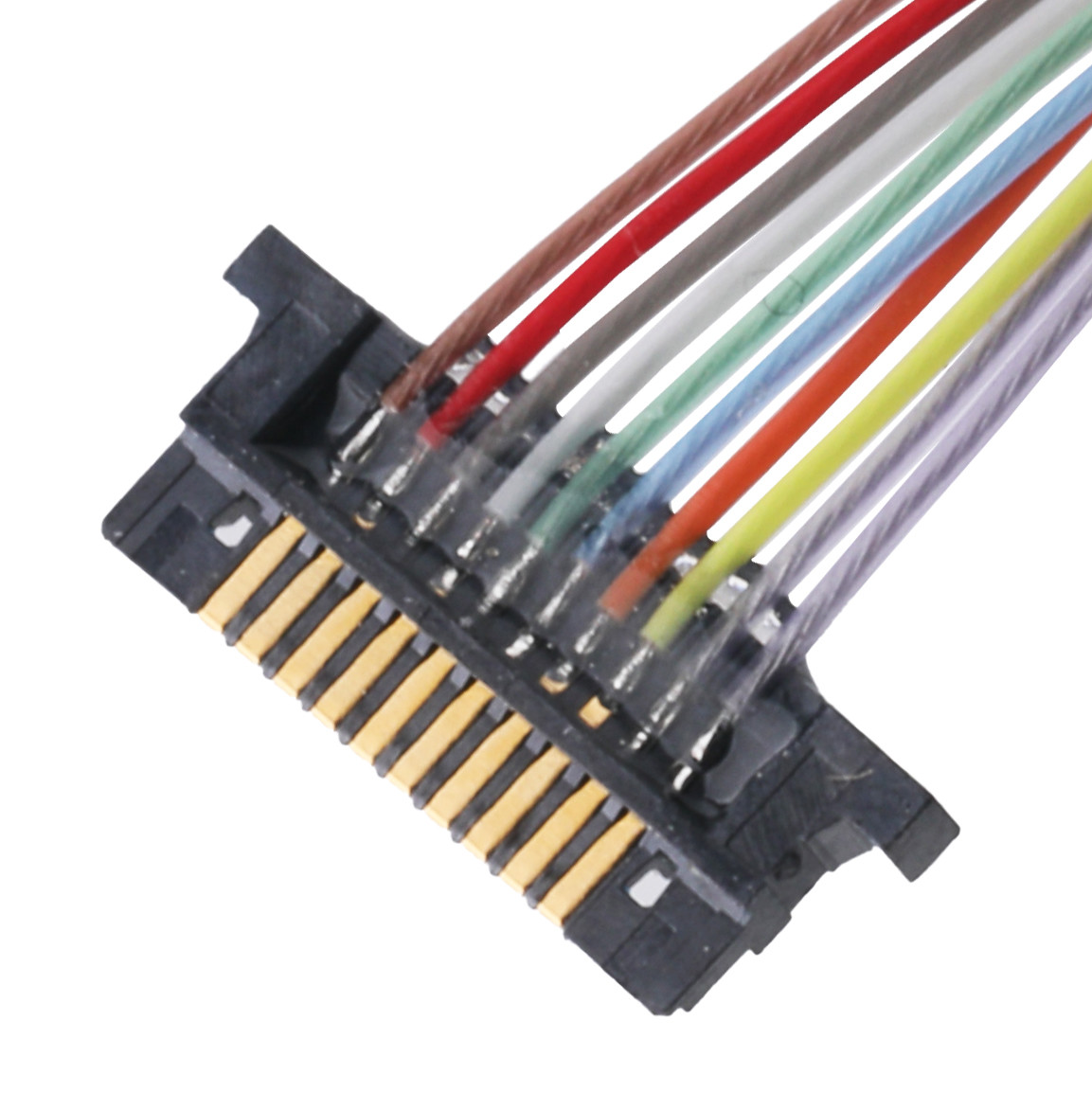 Lvds Coaxial Cable Connector For Lcd Monitor DW-5 20598-010T-02 0.5mm ...