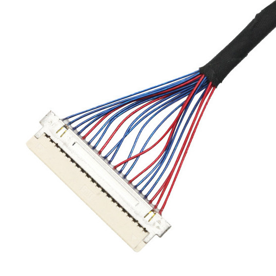 1.0mm Pitch 20p Lvds Cable Assembly DF19G-20D To 20453-220T-0