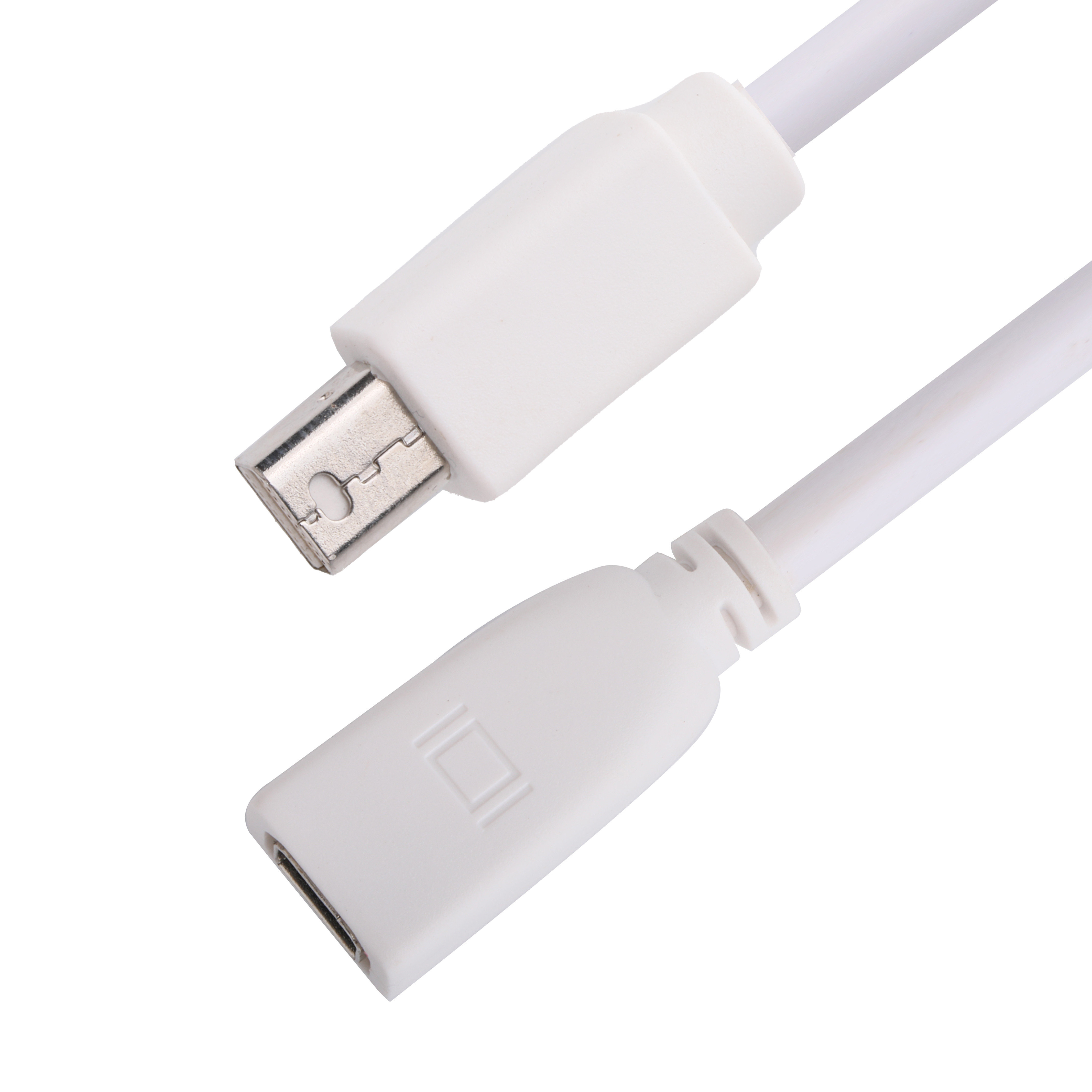 C2g Mini Male To Female Displayport Cable White Oem / Odm