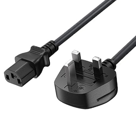 C13 To Uk Plug Power Cord Bs1363 18awg 250v Length Suitable for most ...