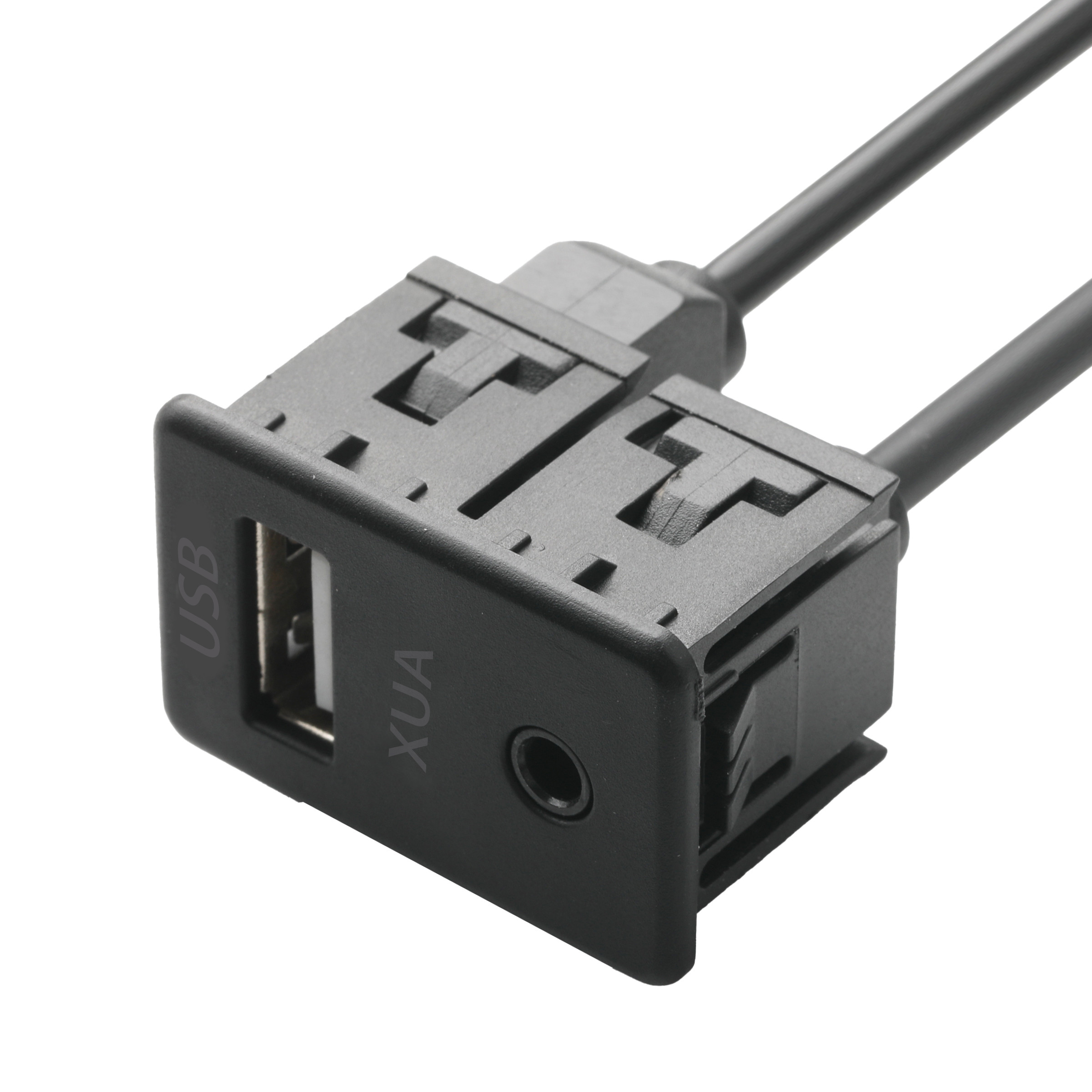 ISOBUS AUX male Extension Cable Jack 3.5mm Stereo For O Jack USB Socket ...