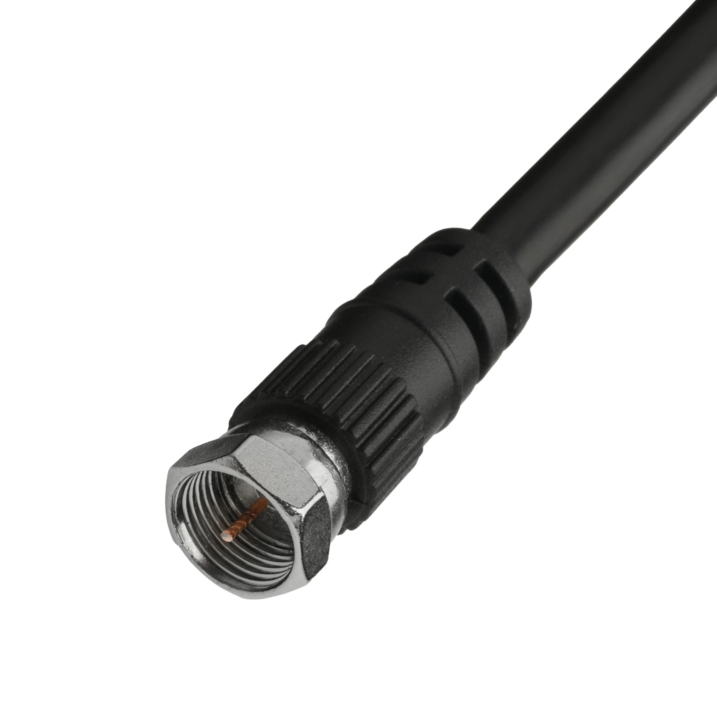 RF Coaxial Cable Connectors RG-59 Dual Head Connector Antenna Reception ...