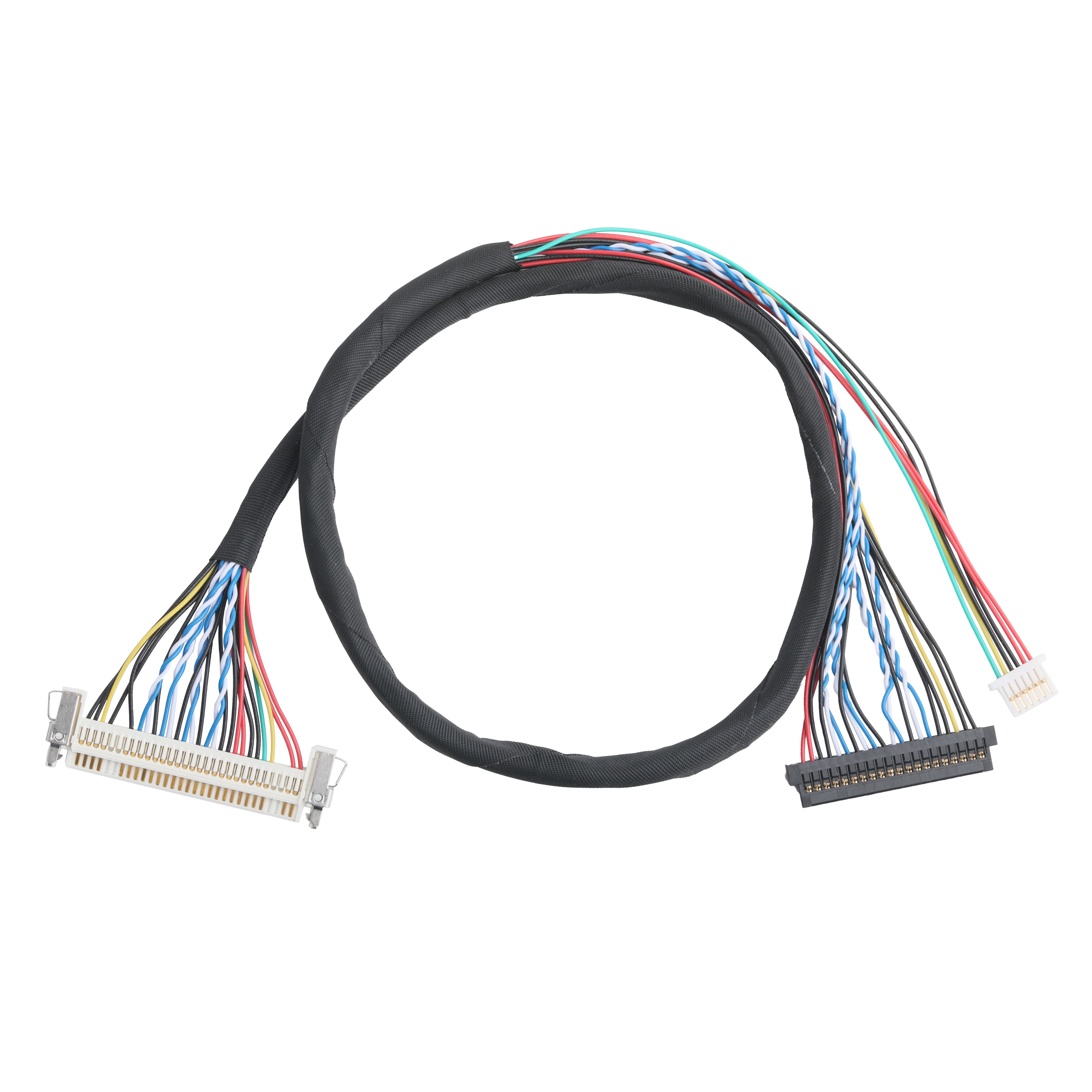 JAE FI-X30HL 30P 1.0mm Pitch To JAE FI-S20S 20P And SHLP-6P LVDS Cable ...