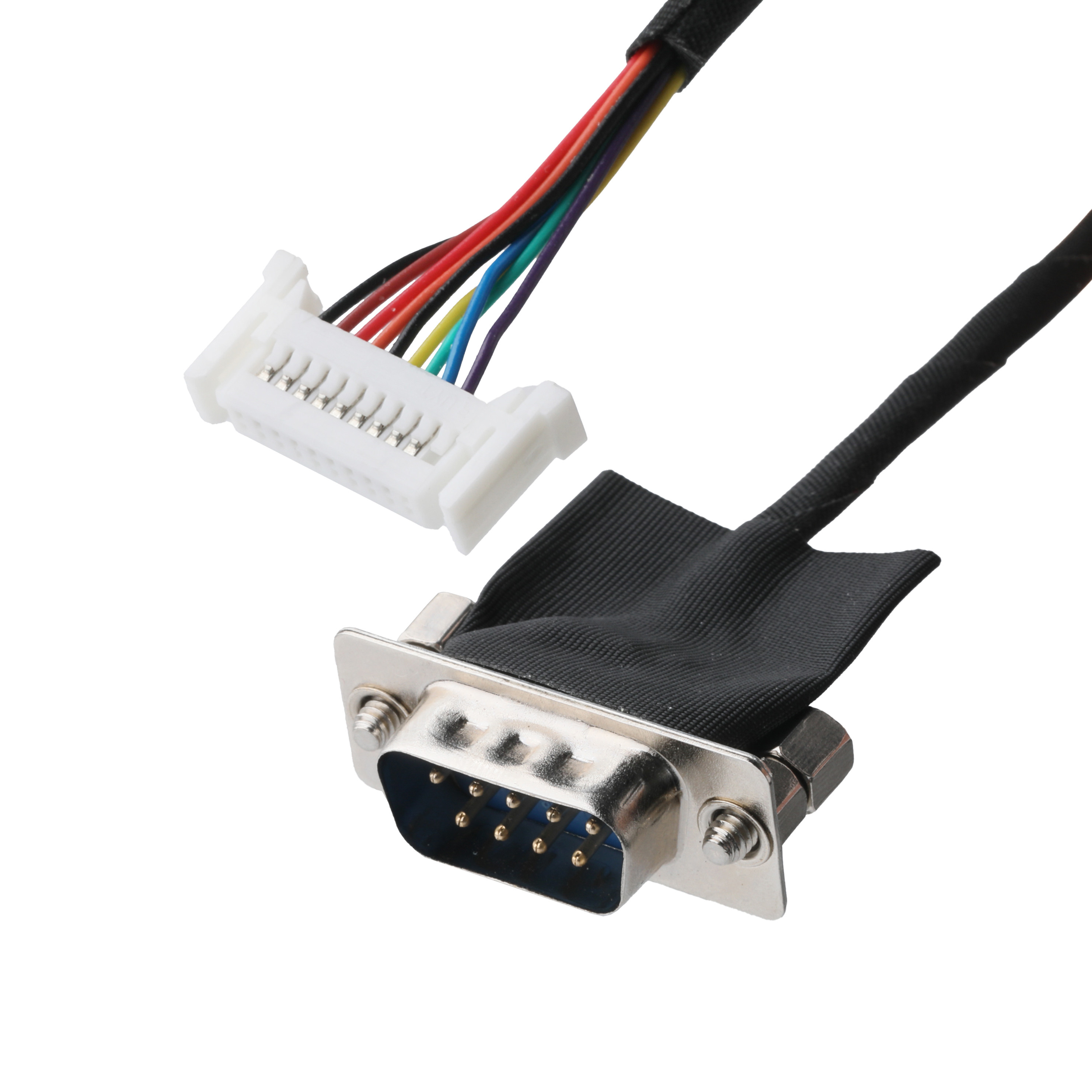 DB-9Pin LVDS Cable Assembly D-SUB-9P Male Solder To TU1.0 20Pin ...