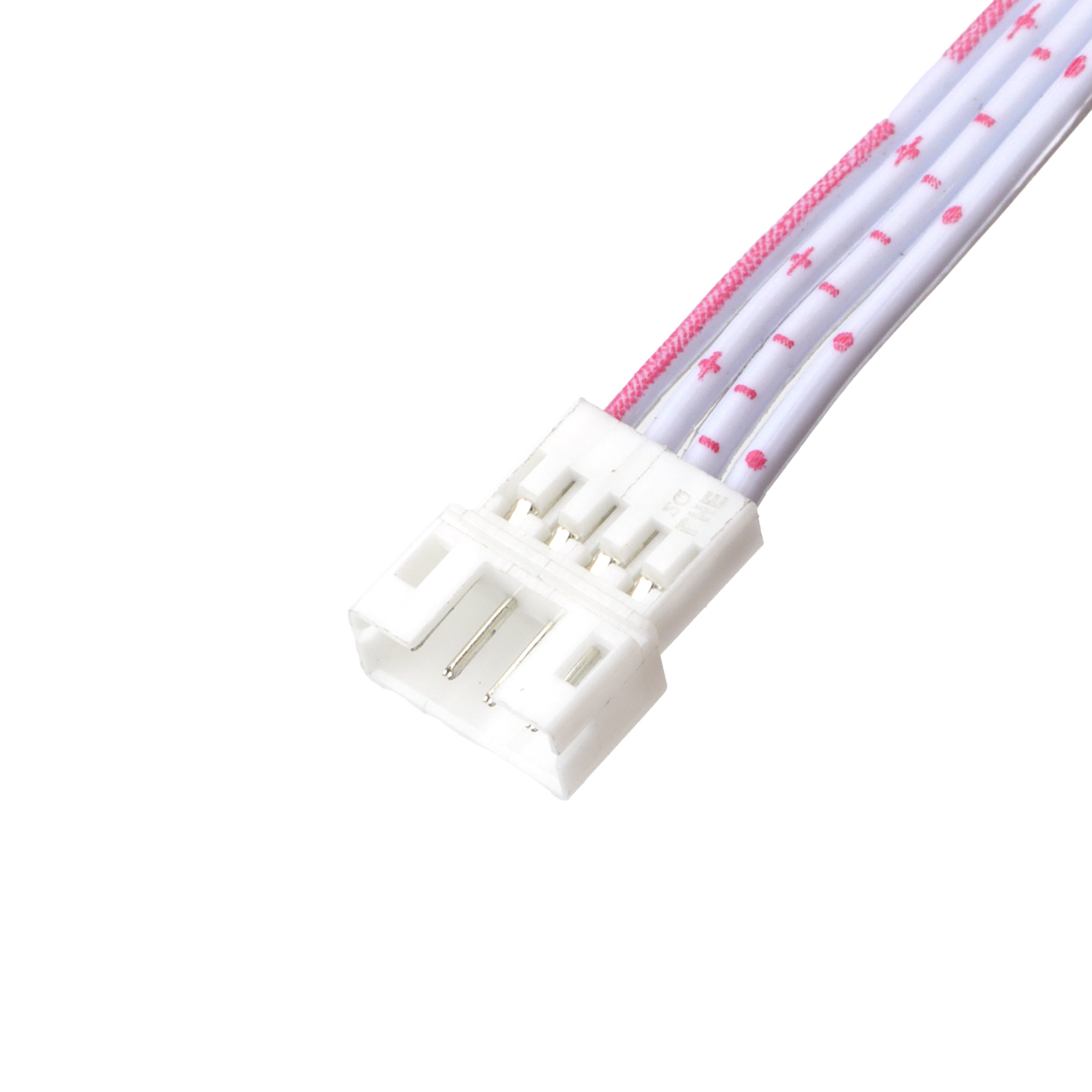 4 Pin Male To Female Flat Flexible Ribbon Cable LHE Connector For ...