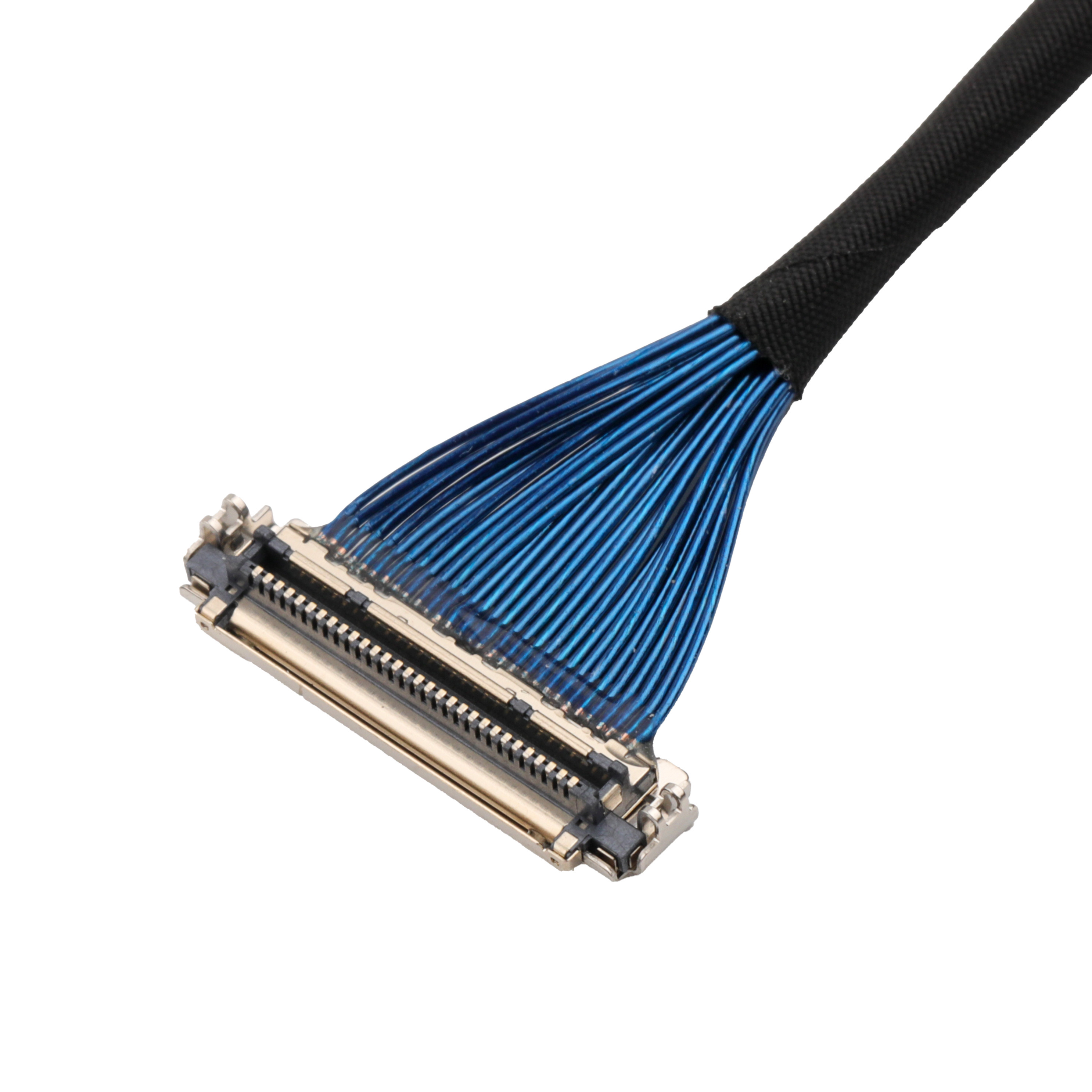 30-Pin EDP Micro-Coaxial Cable, 0.4mm Pitch, Shielded