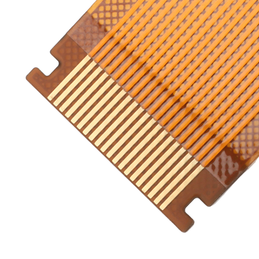 Custom High-Density FPC Cable Assembly with Gold Fingers and PI Stiffener