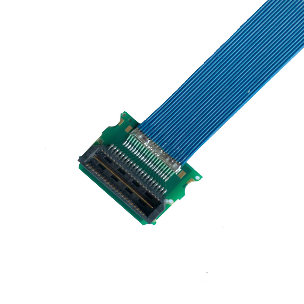 Custom 0.50mm QSH 030 01 F D Samtec High Speed Cable lvds display connector