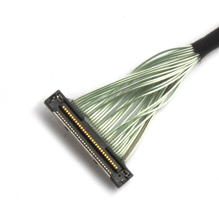 0.4mm Pitch DF36-40P-0.4SD Micro Coaxial Cable lvds connector cable