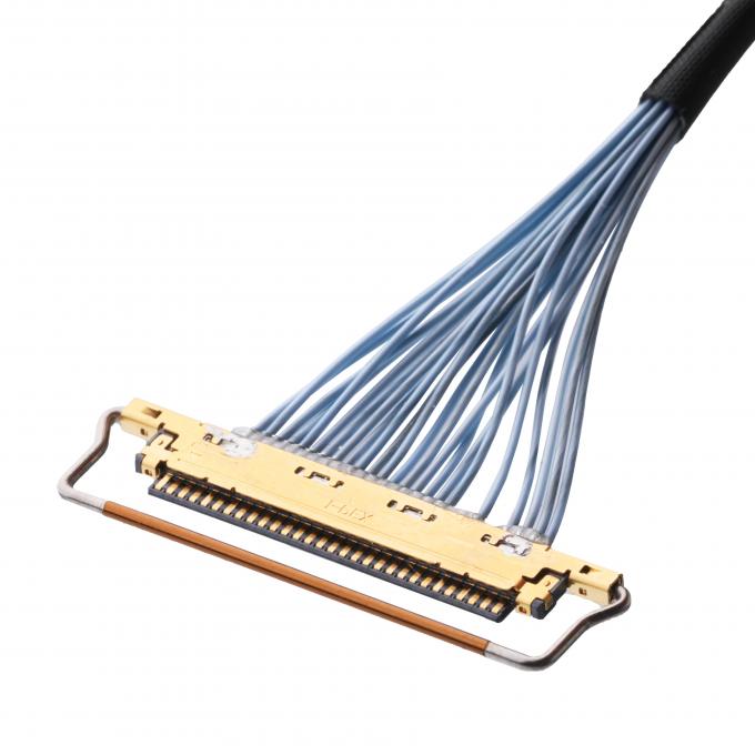 IDC Connector Extra Fine Coaxial Micro Coax Cables KEL SSL20-40SB TO ...