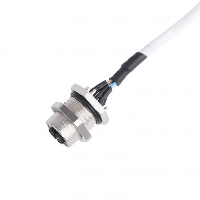 M12 1424135 Gold Plated Molex Ethernet Cable Assembly Crimp Terminal ...