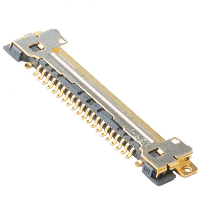 Micro Coaxial Circular Power Connector Horizontal Mating Type